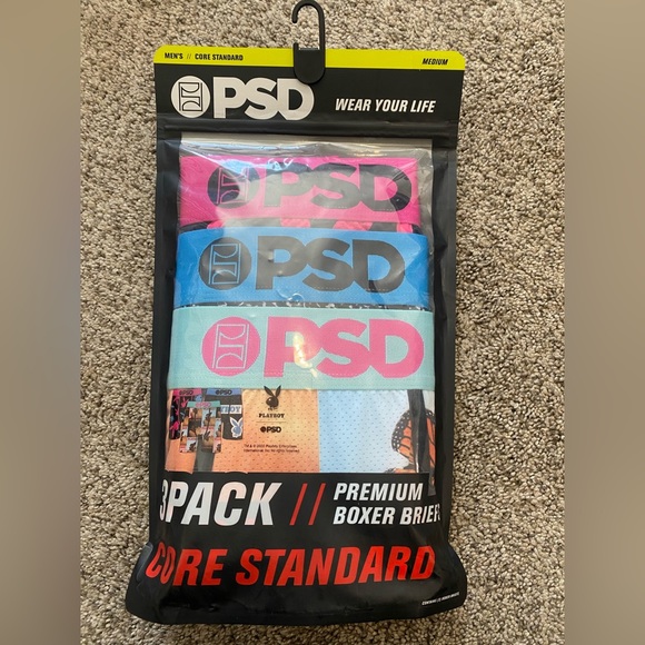 PSD | Underwear & Socks | Nwt Psd Playboy Boxer Brief 3 Pack Size ...